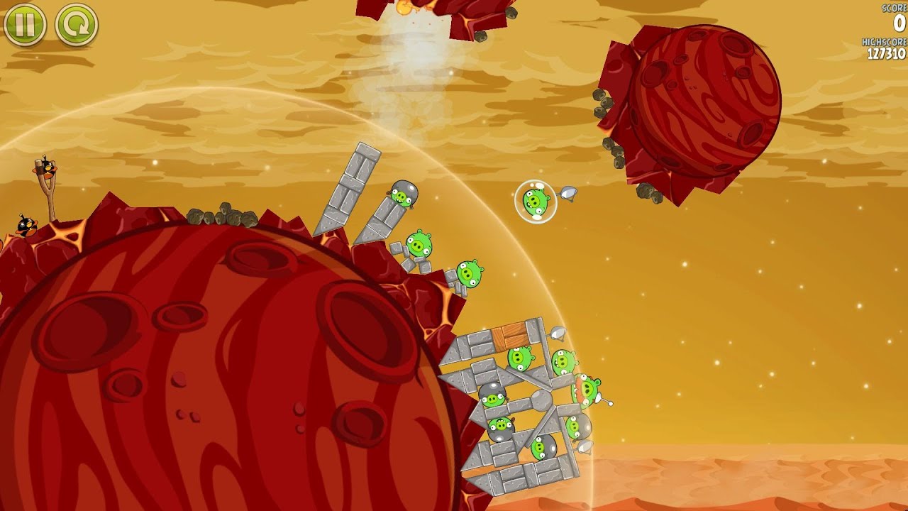 Angry Birds Space - Red Planet - 5-13 - 127310 - YouTube