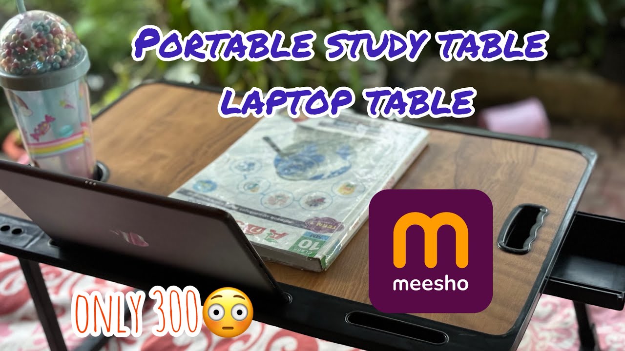 Easy portable Study table for kids| Laptop table |budget friendly - YouTube