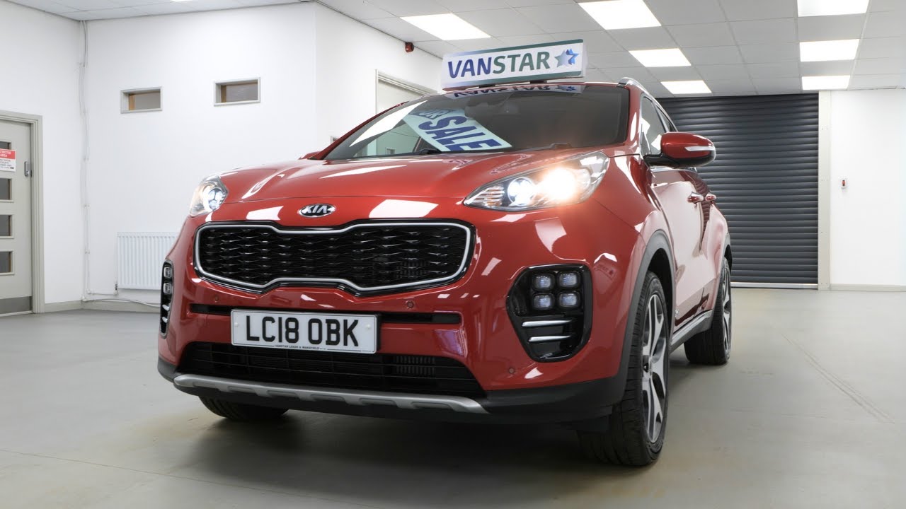 2018 Kia Sportage 2.0 CRDi GT-line 4WD SUV Metallic Infra Red 136 BHP ...