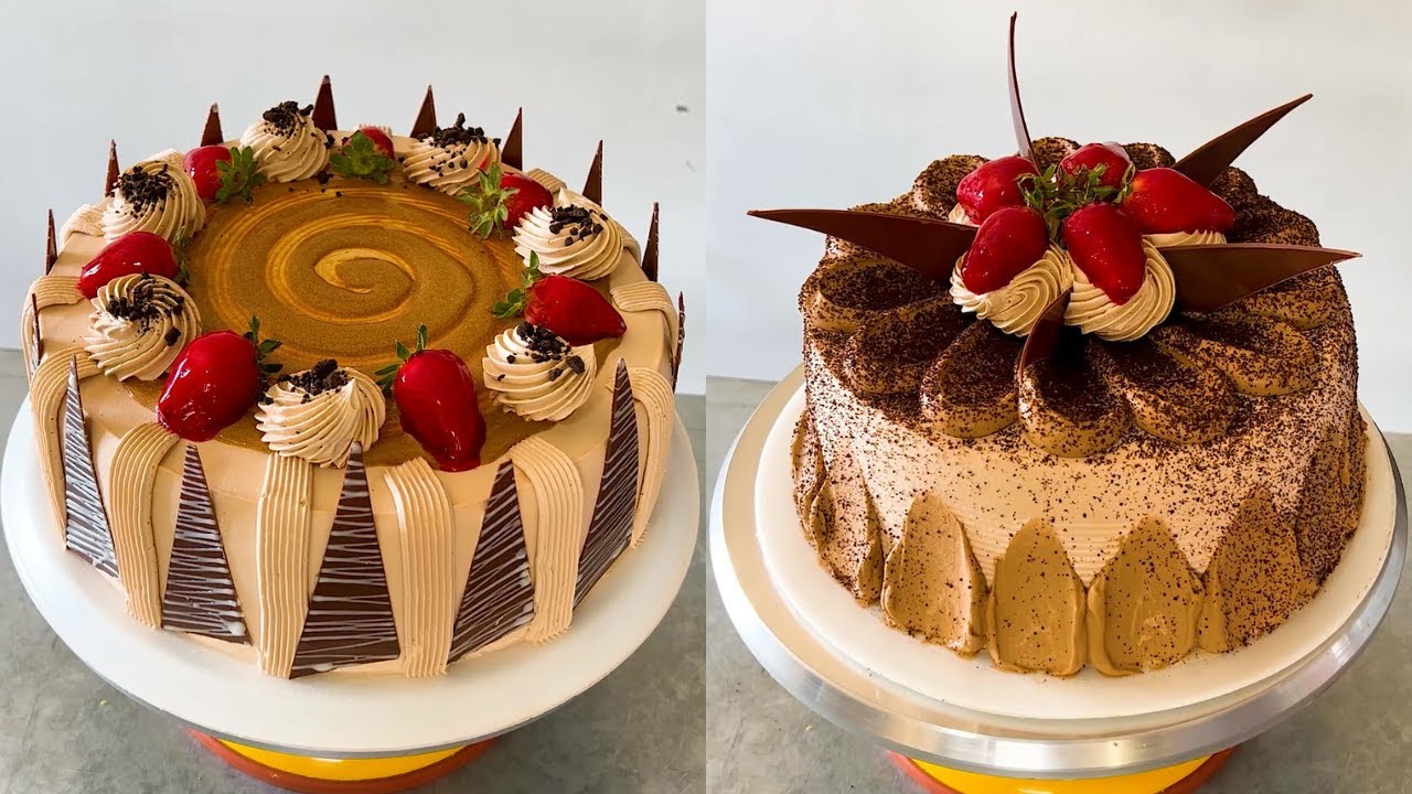 tutoriales para decorar tortas con oreo molido dulce de leche y chocolate - YouTube