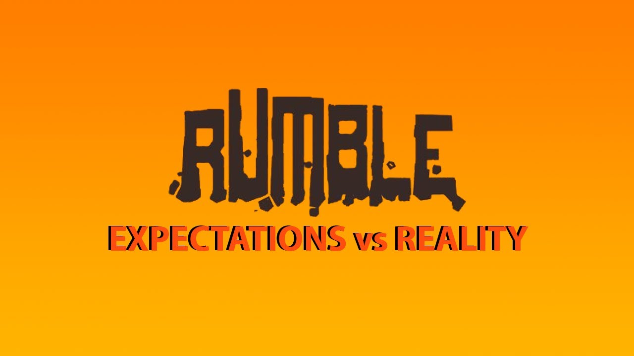 RUMBLE VR EXPECTATIONS vs REALITY - YouTube