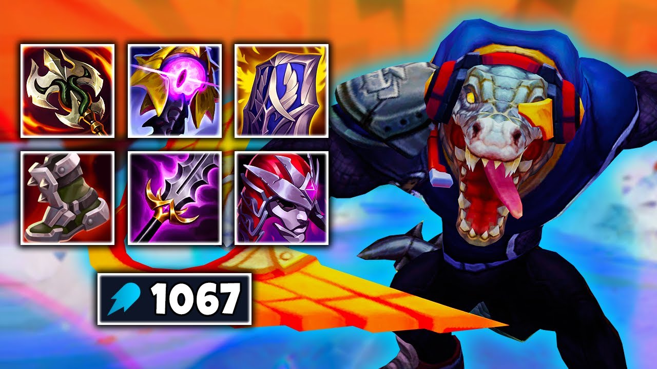 Renekton but I have a full AP tank build that burns the NEW champion K ...