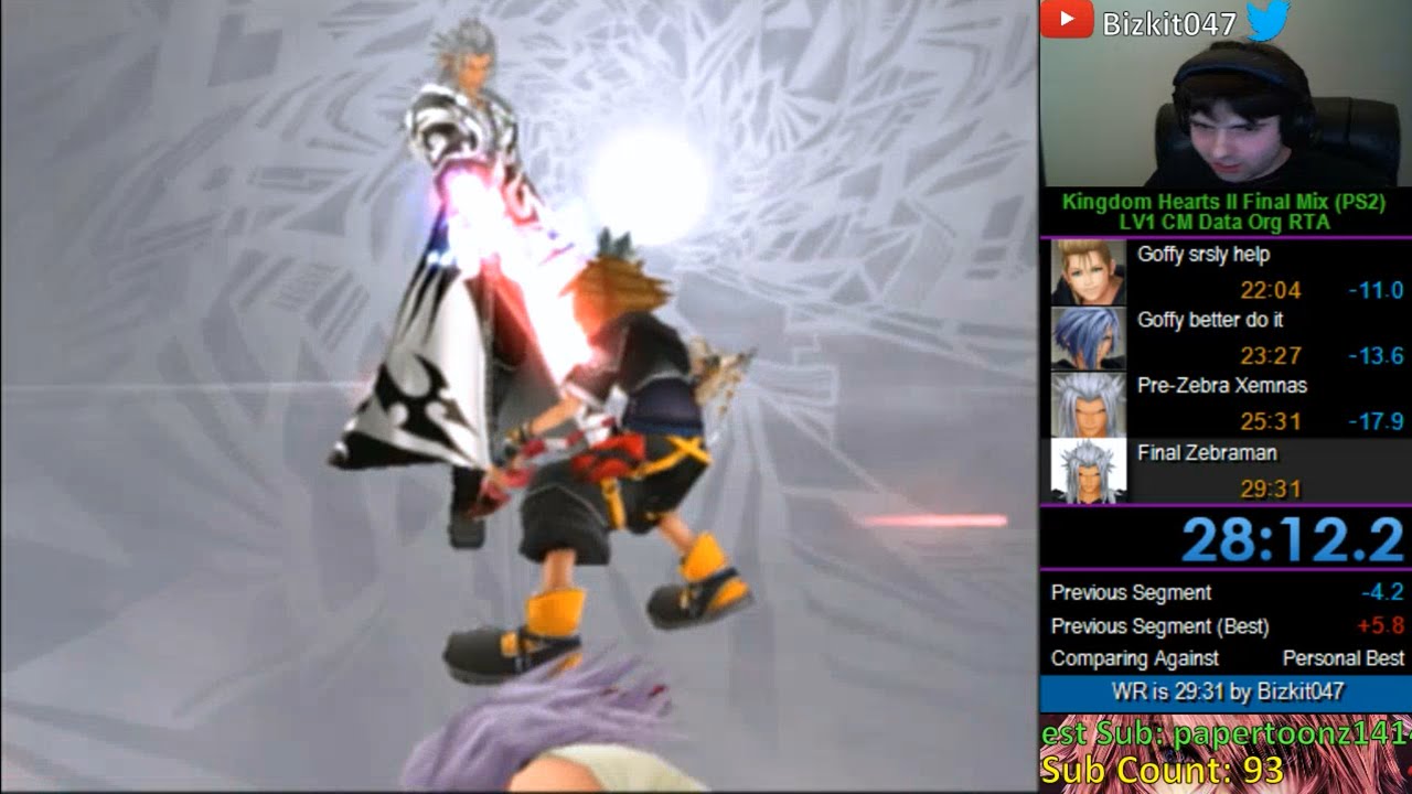 KH2FM - LV1 CM Data Org RTA (28:54, WR) - YouTube