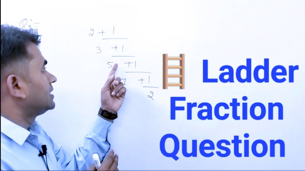 Ladder Fraction question type 2 #besttrick//math trick by pradeep sir ...