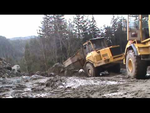 Stuck Rock Truck getting a pull - YouTube