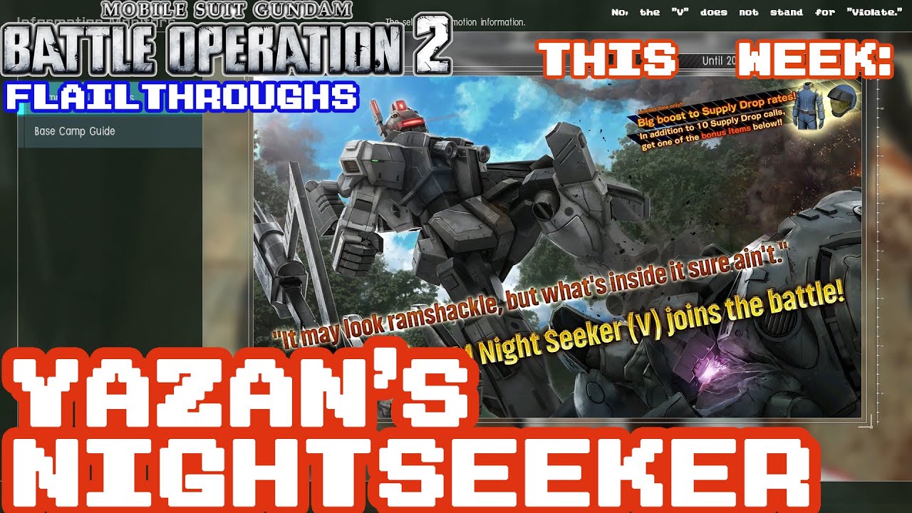 Gundam Battle Operation 2 Update: RGM-86R Yazan Gable's GM III Night ...