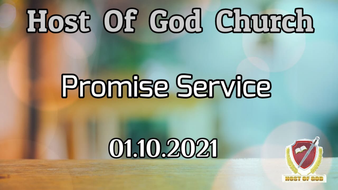 PROMISE SERVICE 01/10/2021 - YouTube