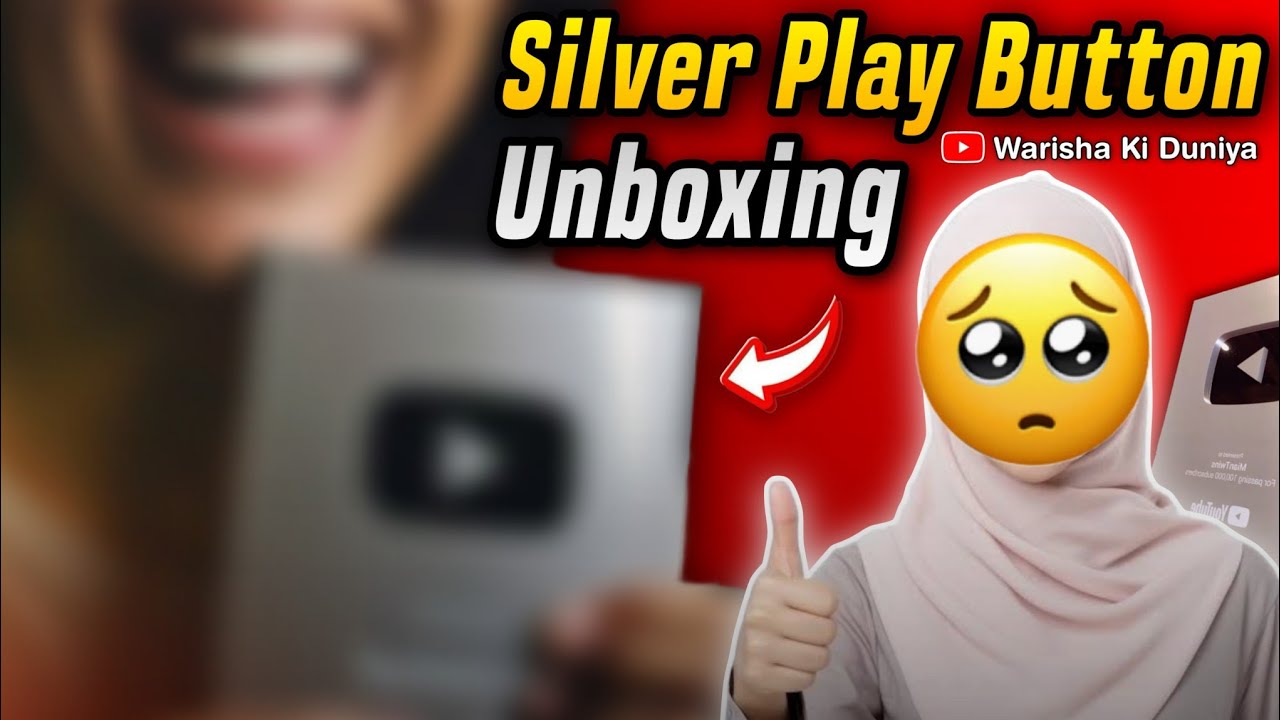 Youtube Silver Play Button Unboxing 100k Creator Awards Unboxing ...