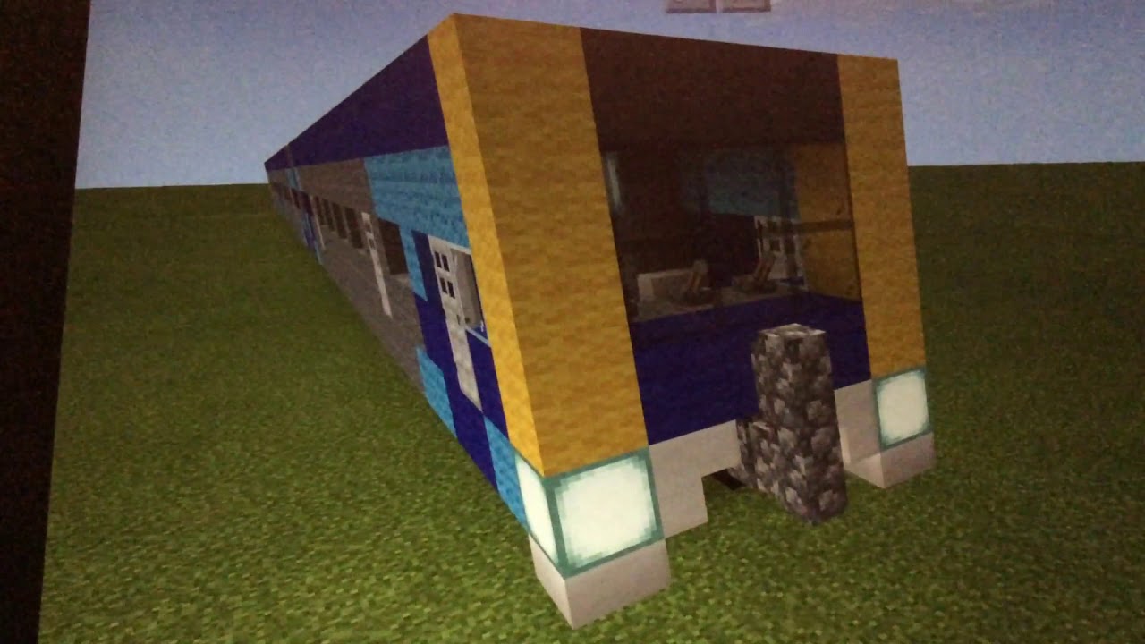 Minecraft Melbourne Train I Built - YouTube