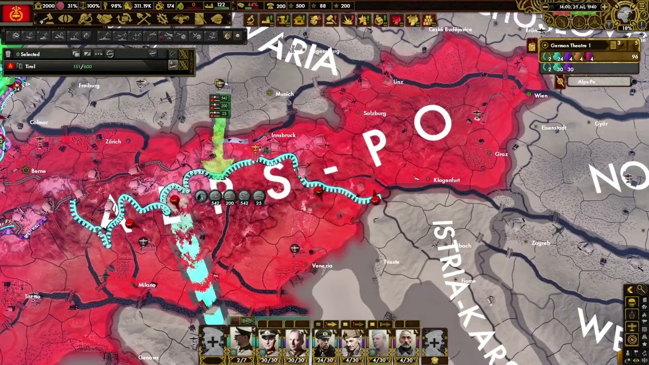HOI4 Red Flood Germany: The Great Push Forward - YouTube