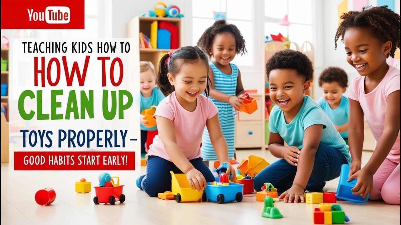 Teaching Kids How to Clean Up Toys Properly – Good Habits Start Early ...