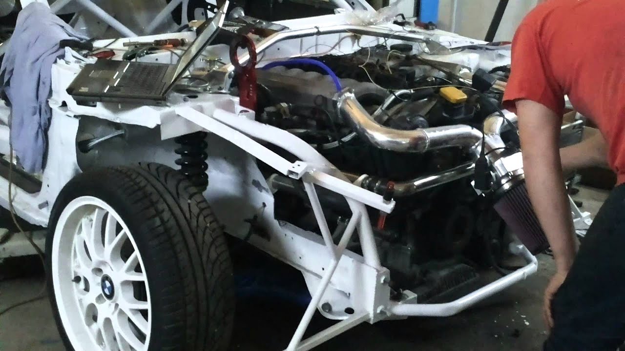 Nissan Silvia PS13 V12 5,4L NA drift car - YouTube