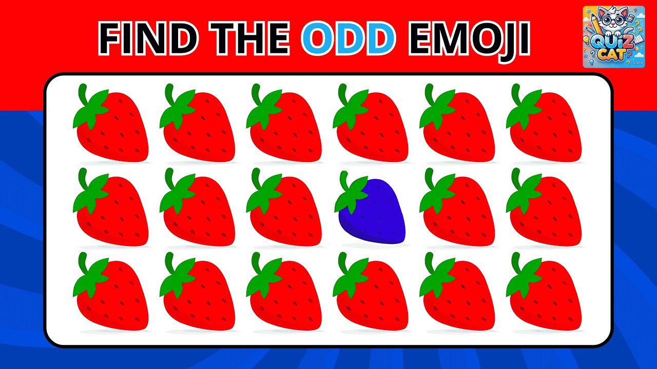 Spot the Different Emoji Challenge! Can You Find It? 🤔🔥 | Enhanced ...