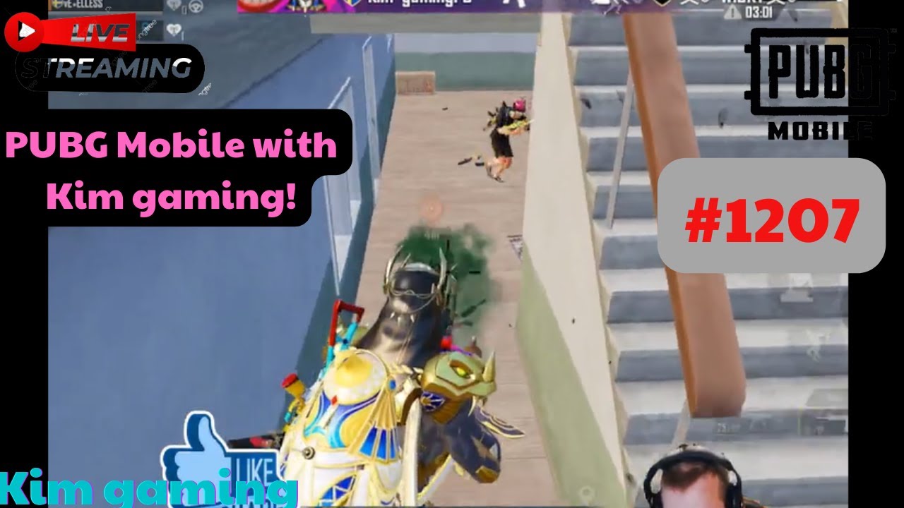 Kim gaming | PUBG Moblie | PUBG Mobile with Kim gaming! | #1207 - YouTube