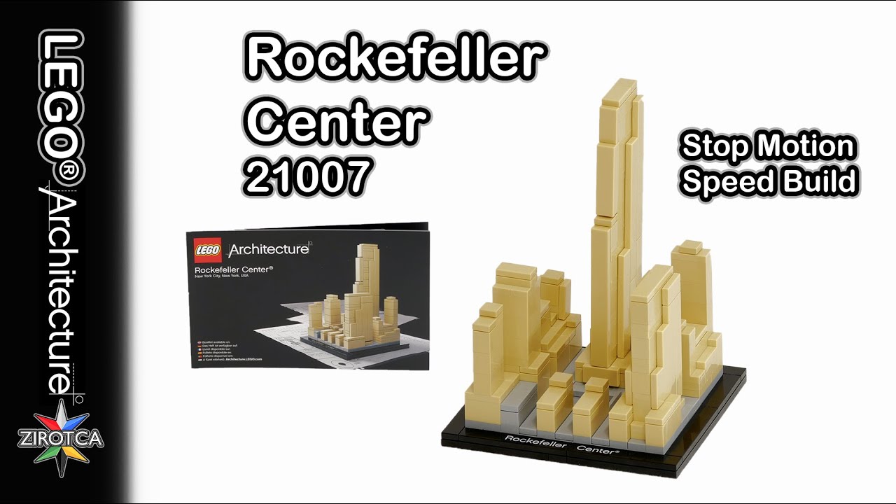 LEGO Rockefeller Center | LEGO 21007 | LEGO Architecture - Stop Motion ...