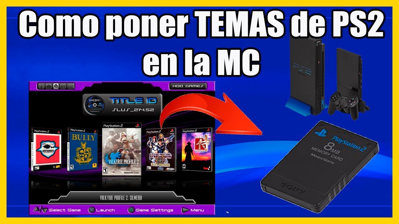 COMO PONER LOS TEMAS DEL OPL EN LA MC(ps2) - YouTube