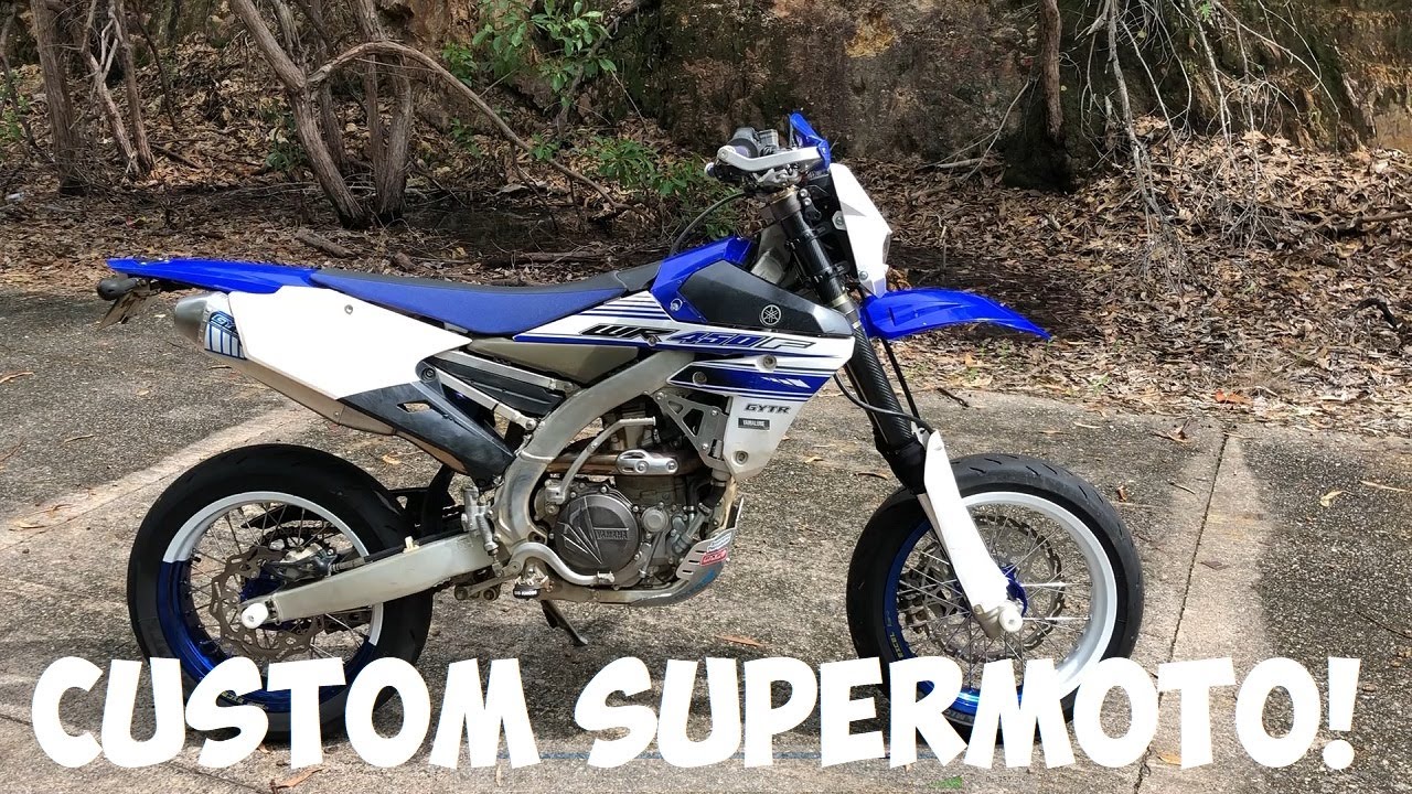 2016 Yamaha WR450F Custom Supermoto Walkaround - YouTube