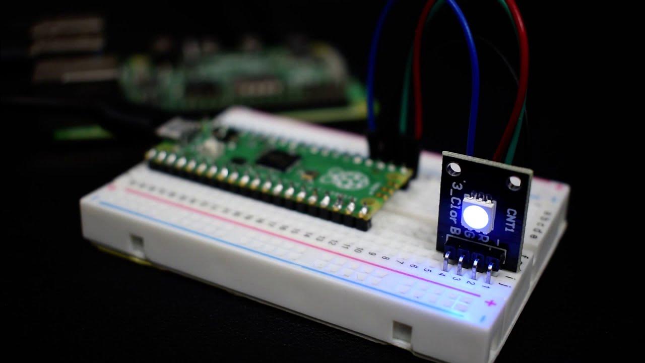 Raspberry Pi Pico RGB LED Blinking - YouTube