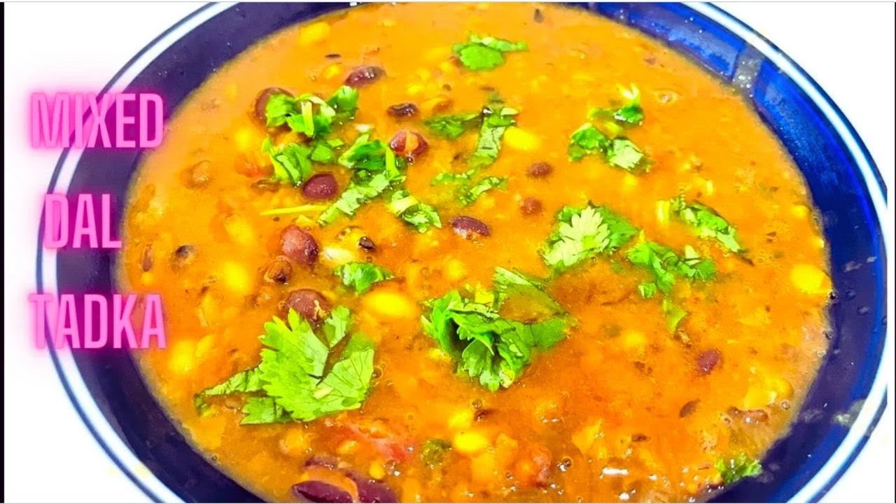 Mixed Dal Tadka Recipe | Punjabi Style Dal Tadka | Mix Dal Recipe - YouTube