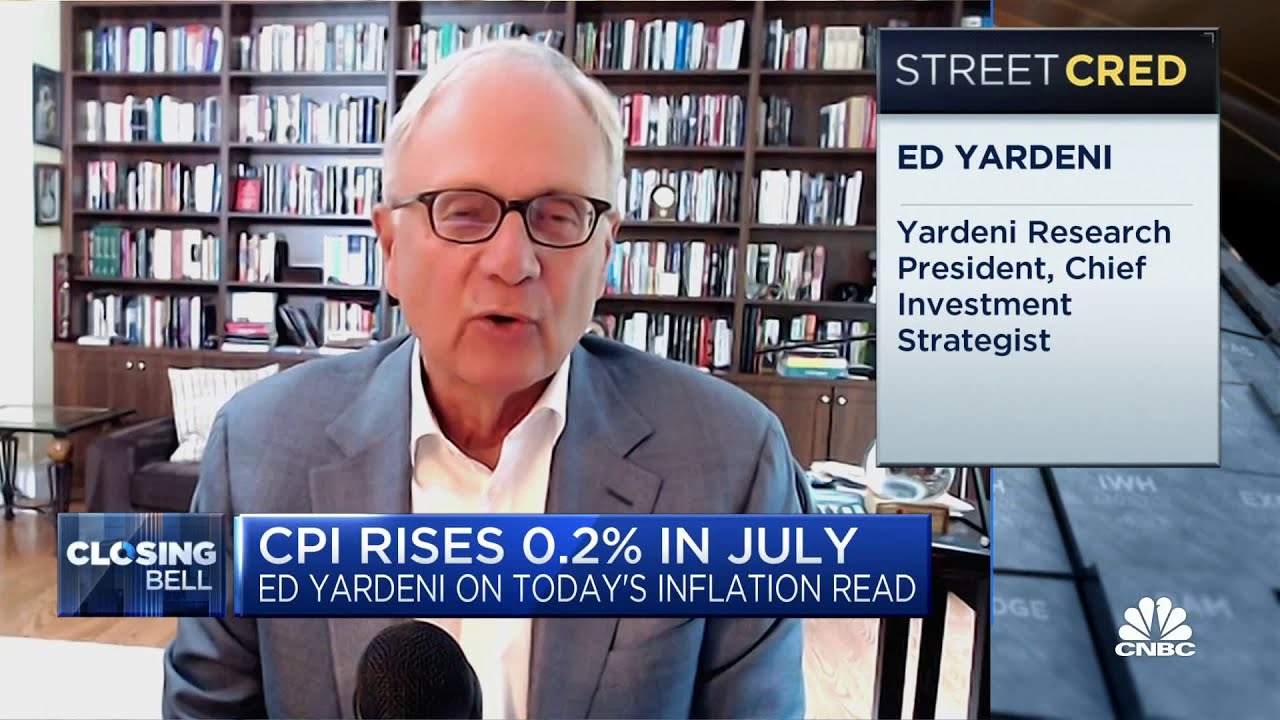 Ed Yardeni: No recession in sight, the economy is in a rolling recovery ...