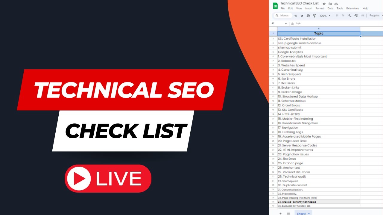 Technical SEO Full Check List | SEO Live Class 41 by Faisaliteb - YouTube