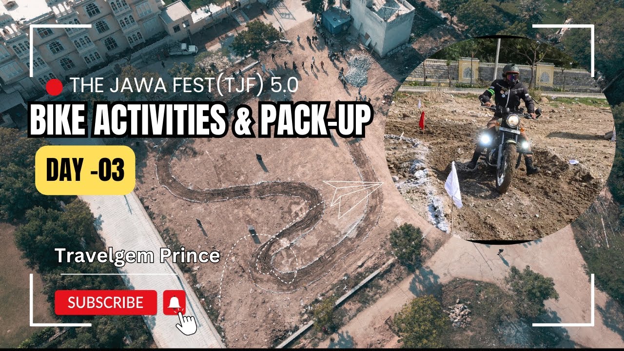 The Jawa Fest (TJF) 5.0 in Rajasthan || Day 03 || Bike Activities ...