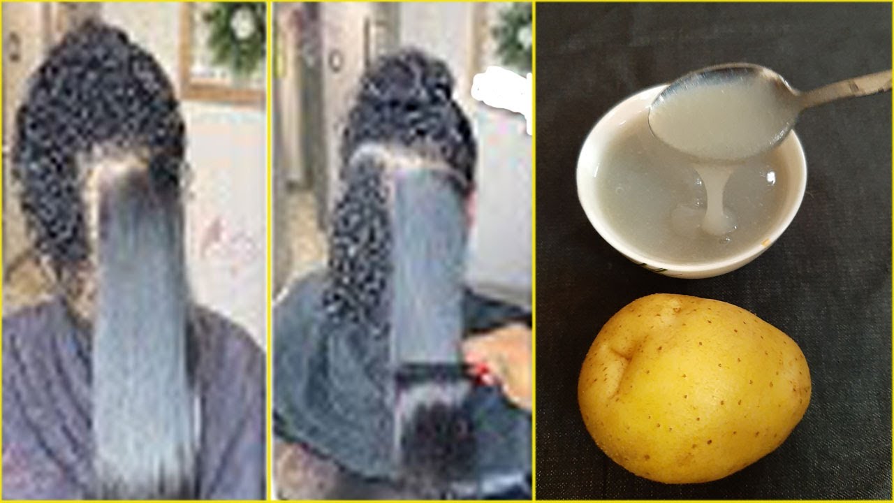 1 Potato Will Turn Frizzy and Dry Hair To Straight Silky Hair Forever ...