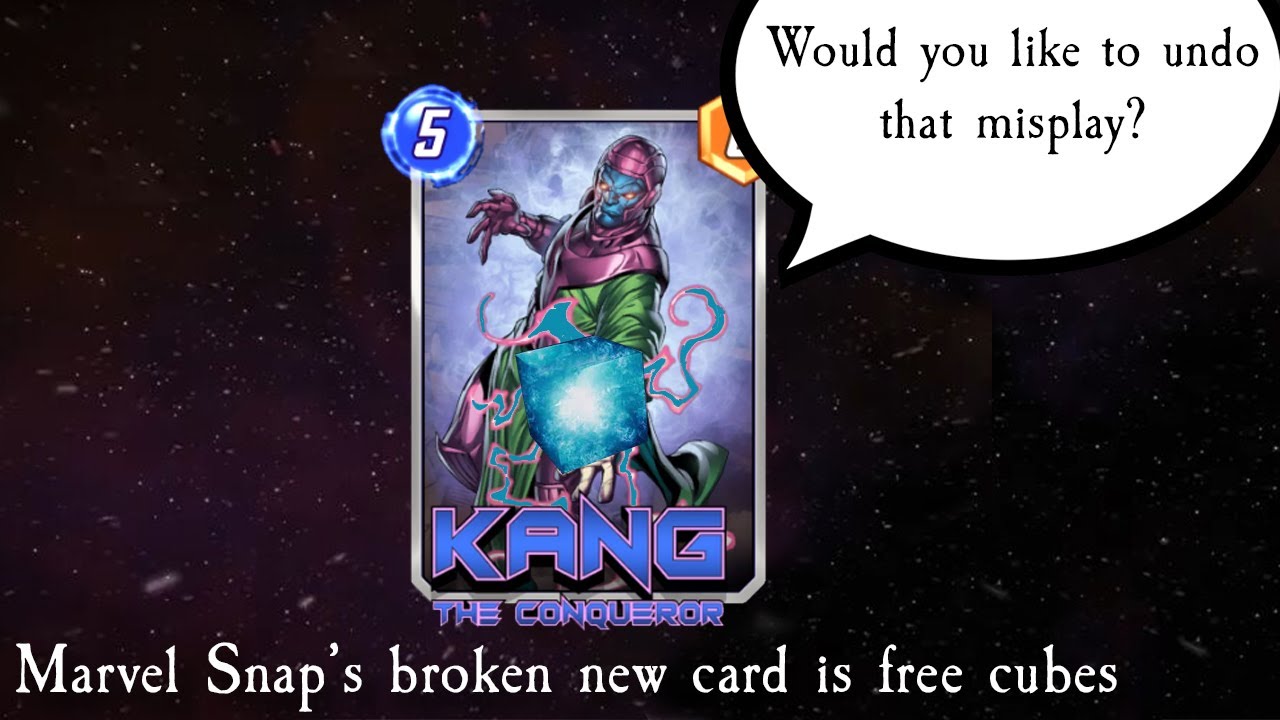 Marvel Snap's broken new card is FREE cubes - YouTube