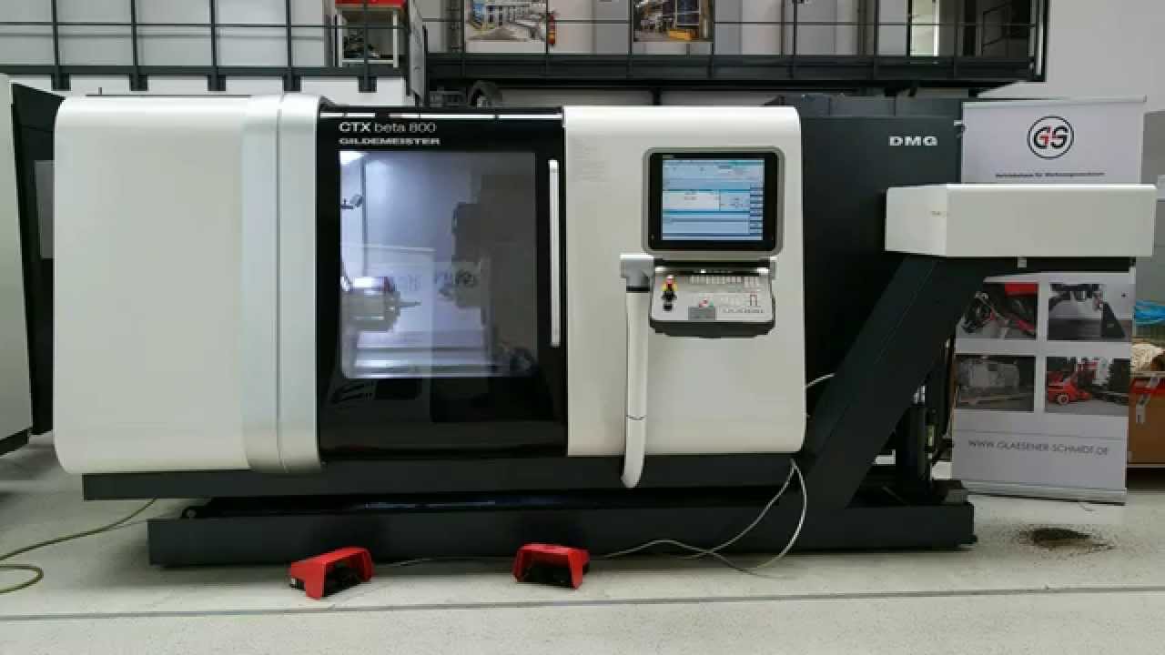 Gildemeister CTX beta 800 - G+S Werkzeugmaschinen - YouTube