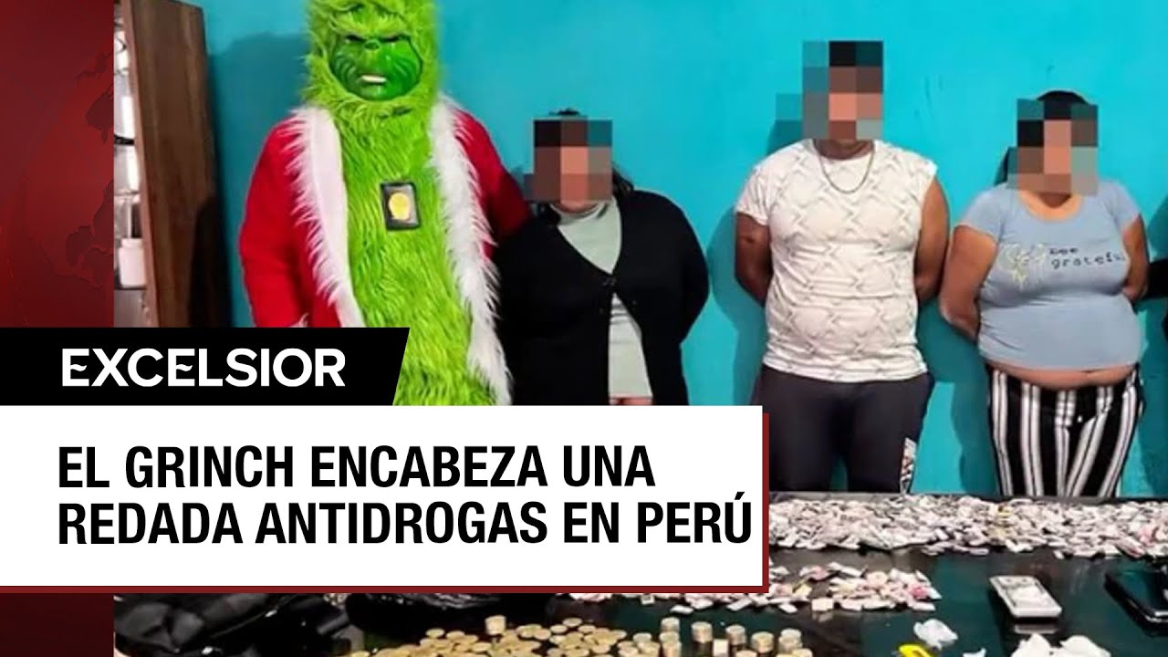 El Grinch combate a narcomenudistas de Perú previo a Navidad - YouTube