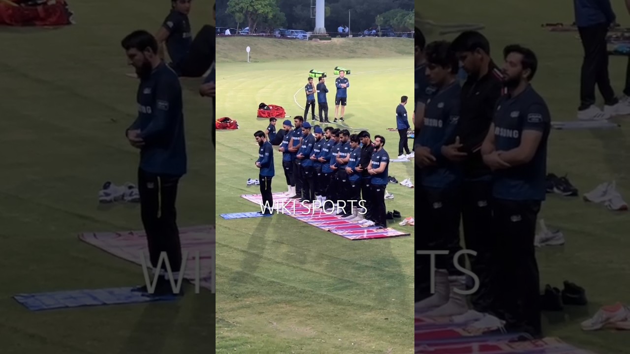 Islamabad United offering prayer before training Session - YouTube