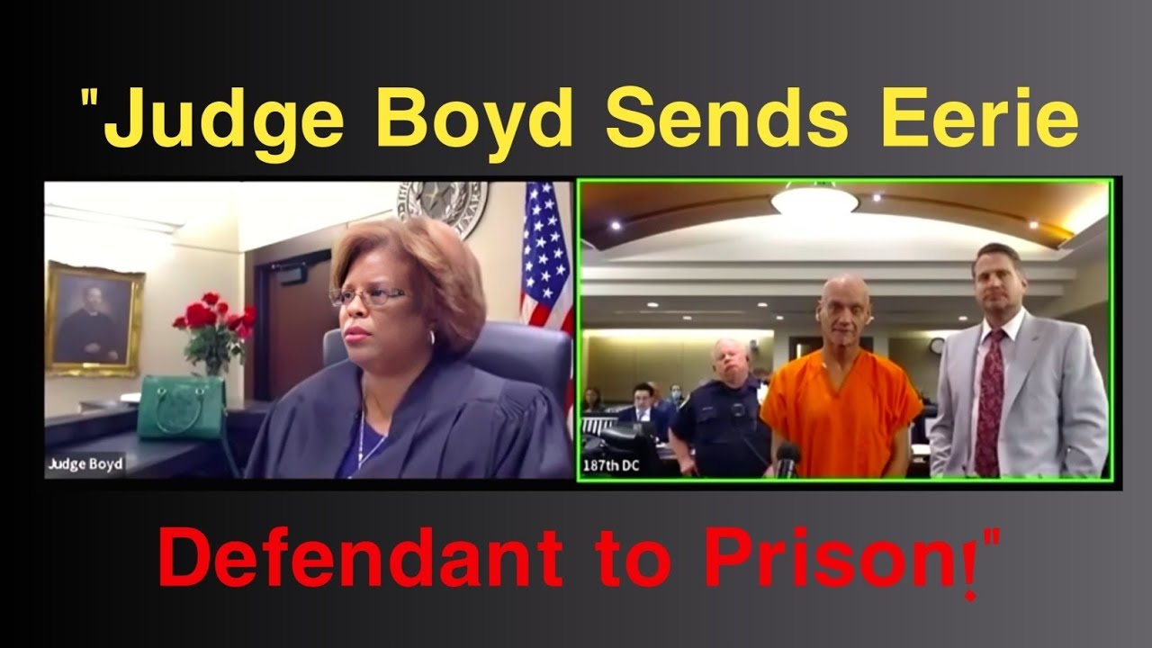 Judge Boyd Sends Eerie Defendant to PRISON - YouTube