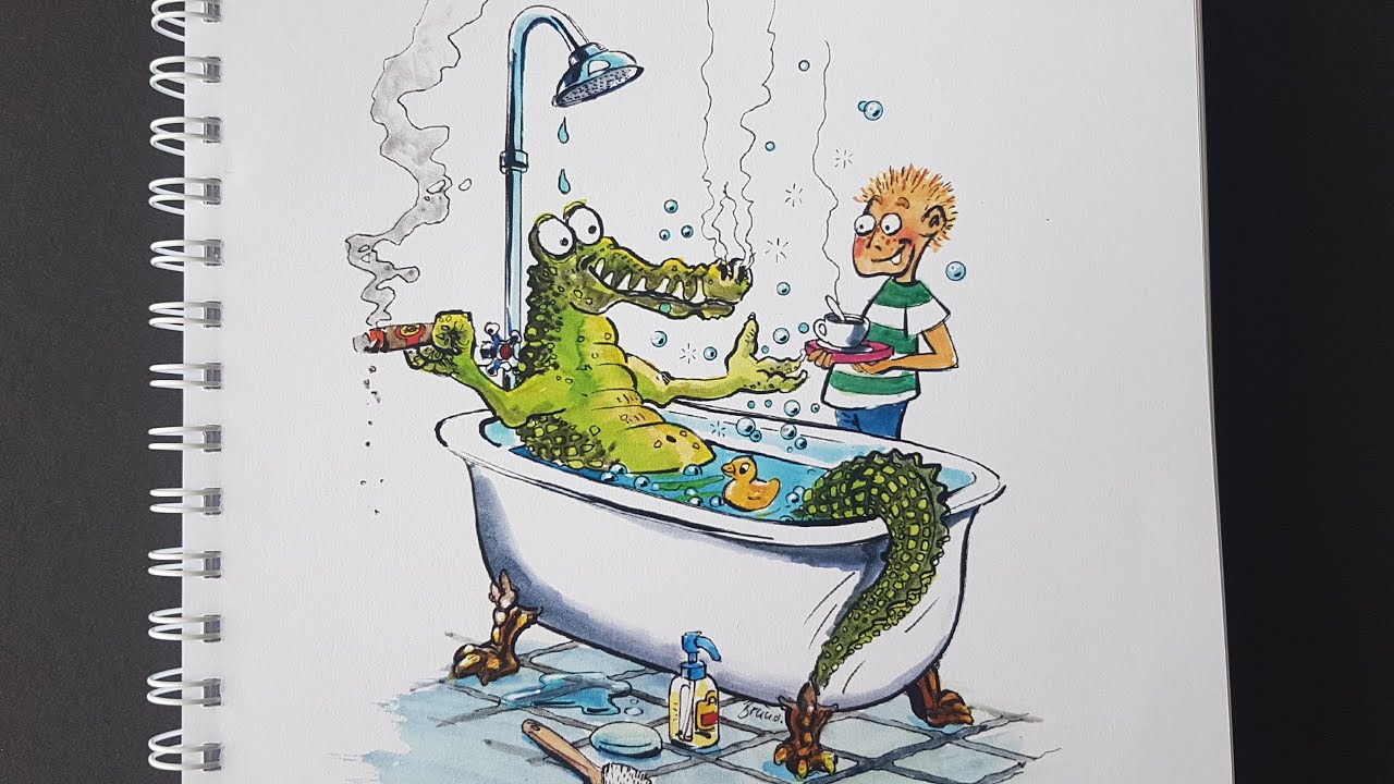 Hvis du ser en krokodille i dit badekar - YouTube