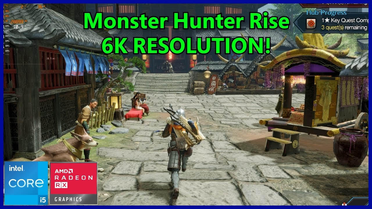 Playing Monster Hunter Rise At 6K! - YouTube