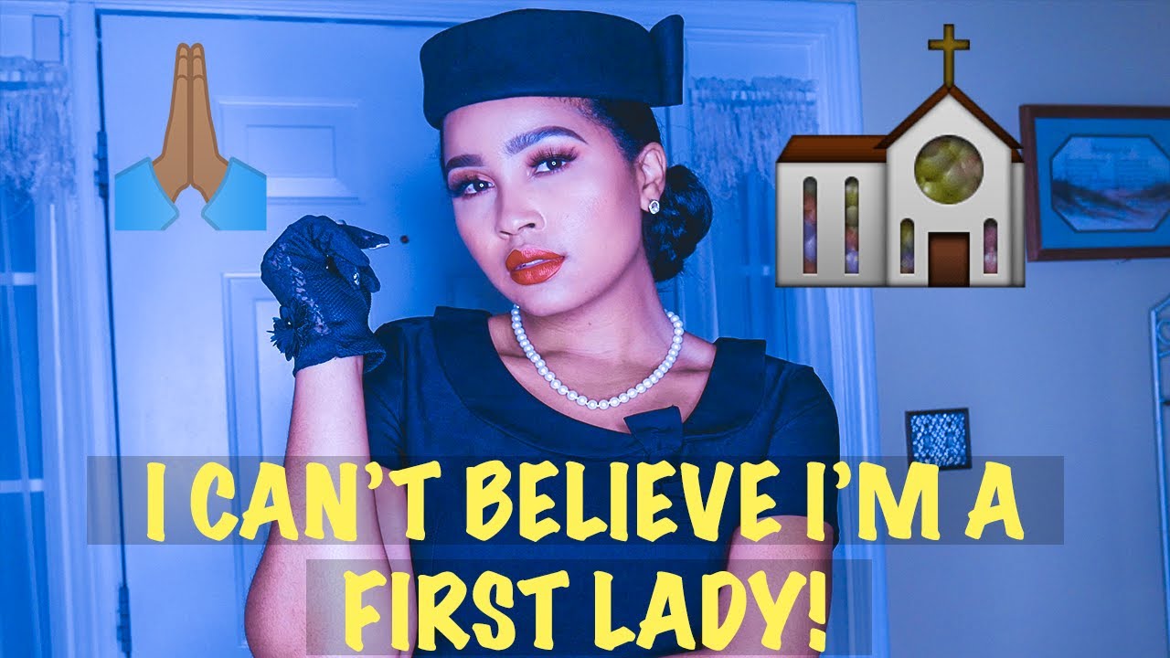 FIRST LADY MODEST CHURCH LOOK! MAKEUP + OUTFIT - YouTube