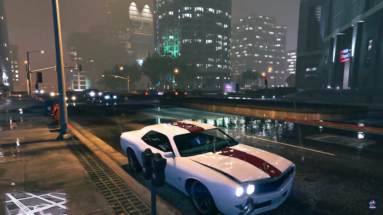 RTX 3070 Max settings - GTA V. Logitech G29 wheel Gameplay. - YouTube