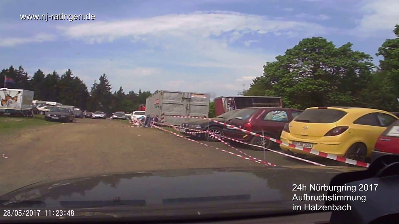24h Nürburgring 2017 Hatzenbach Camping - YouTube