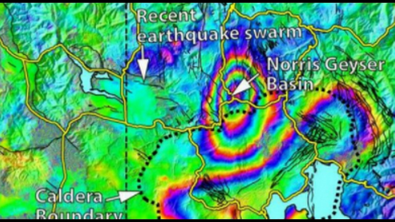 Yellowstone Supervolcano: Earthquake Swarm, New Map Shows Ground ...