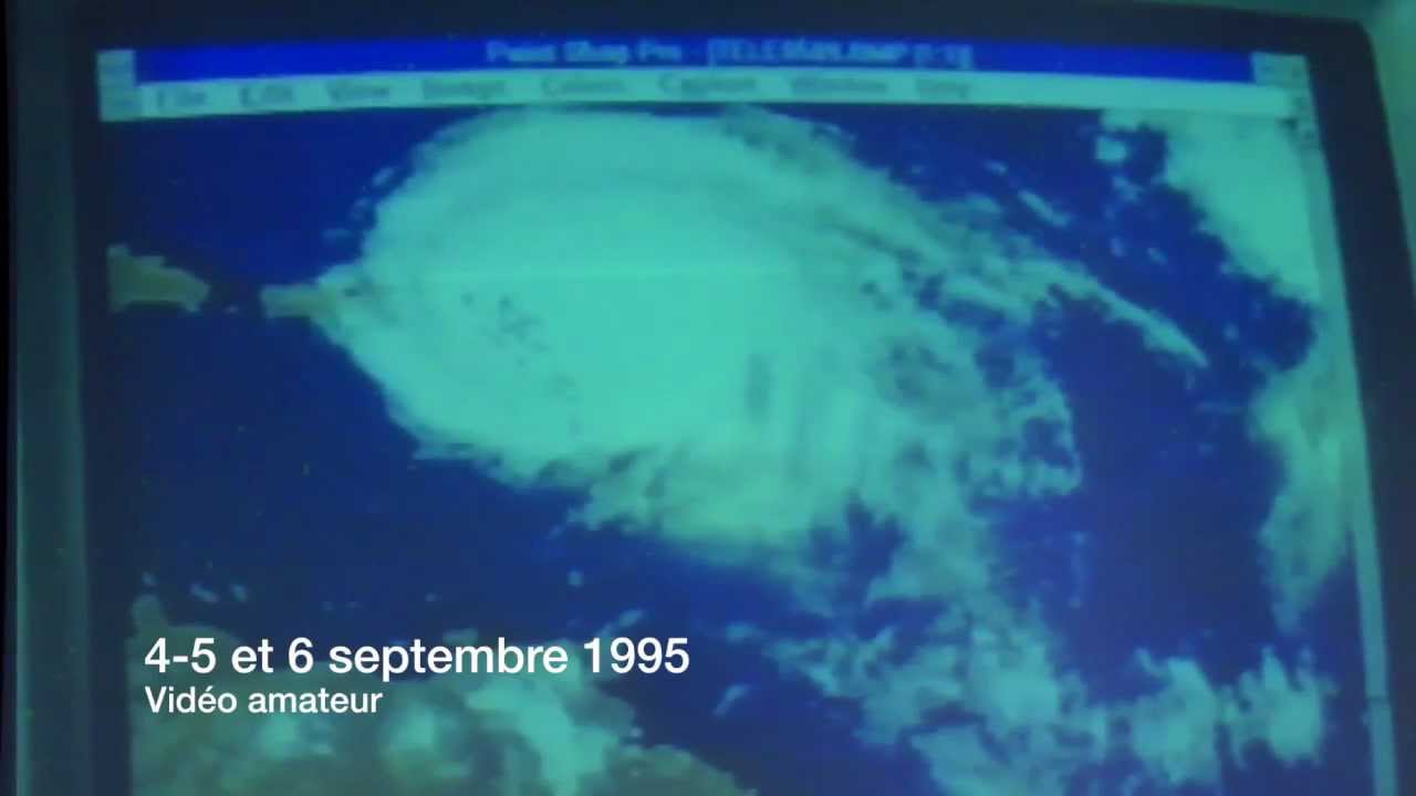 Cyclone Luis 1995 à St Barthélemy - YouTube