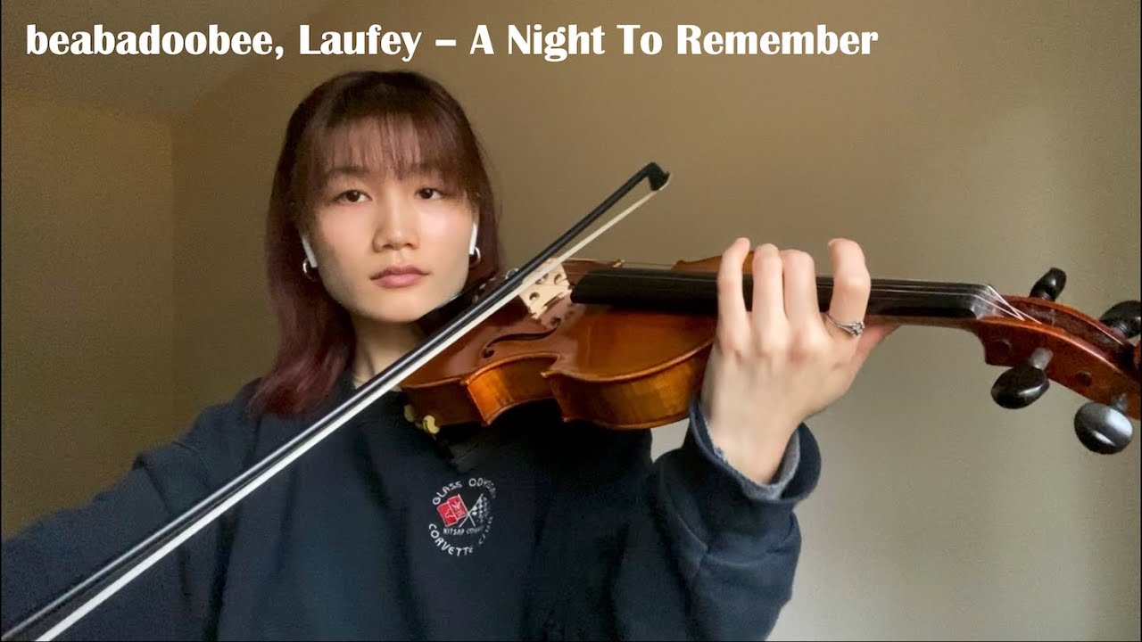 beabadoobee, Laufey – A Night To Remember | Violin Cover with Notes ...