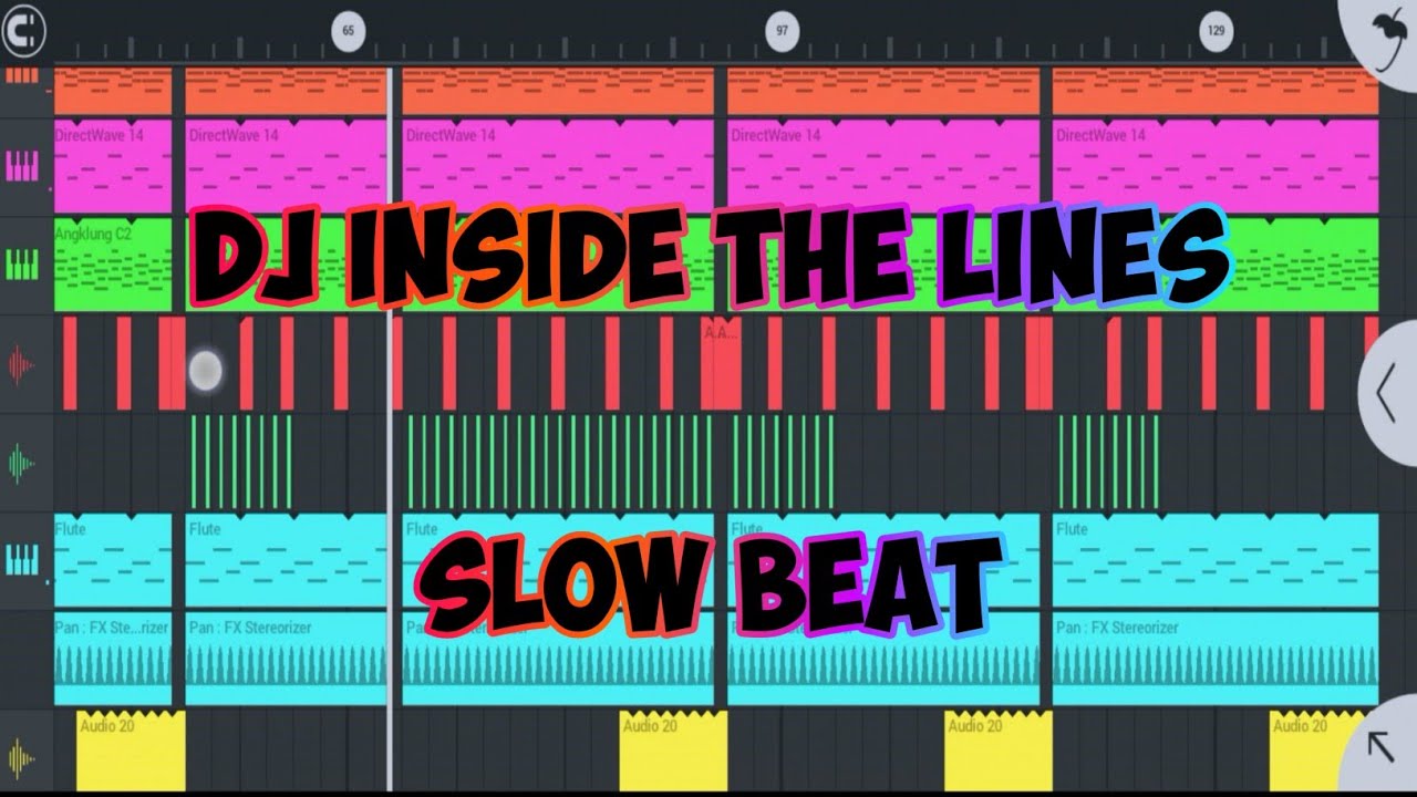 DJ inside the lines slow beat - YouTube