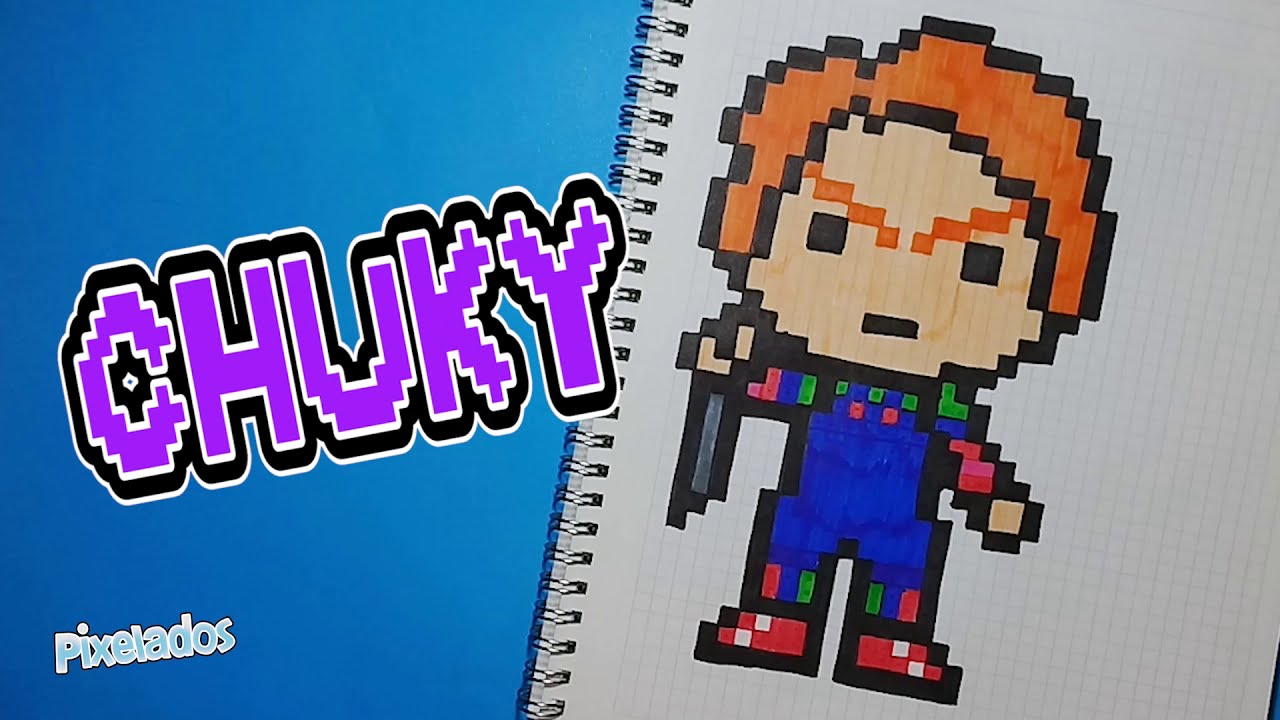 CHUCKY PIXEL ART - PIXELADOS - YouTube