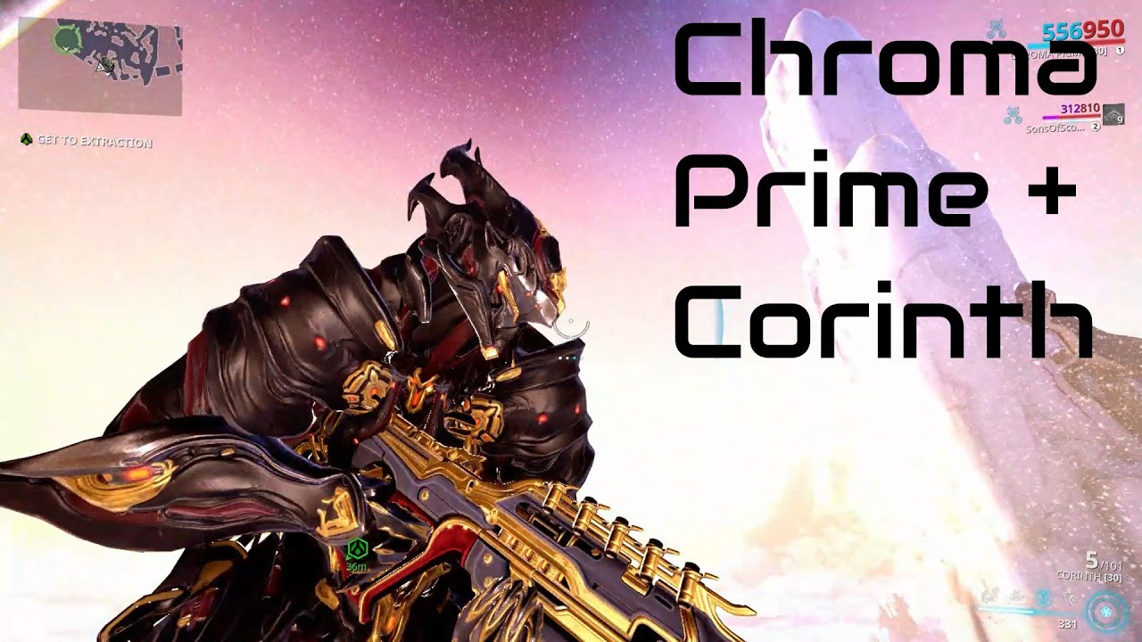 Warframe - Chroma Prime + Corinth Shotgun! | by Game Master - YouTube