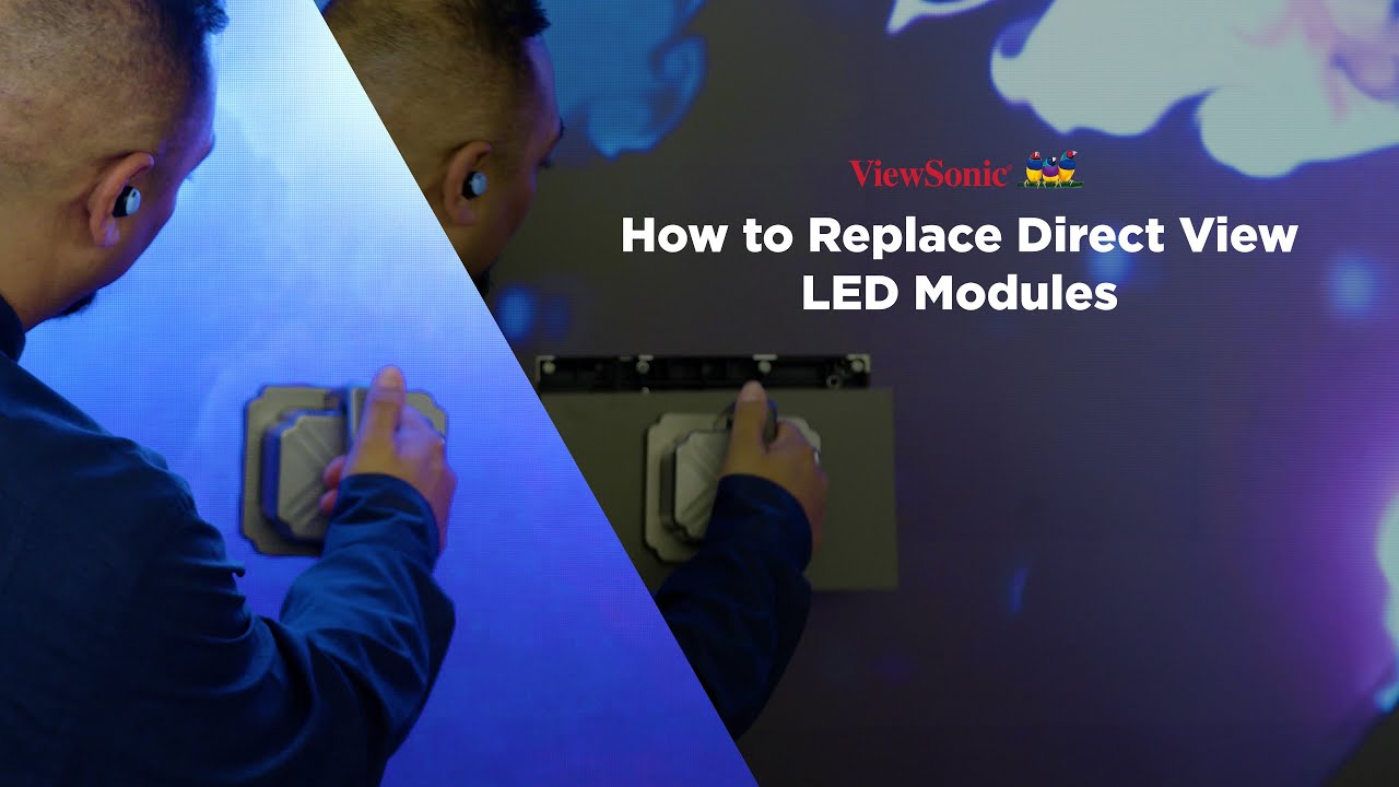 How to Replace Direct View LED Modules - YouTube