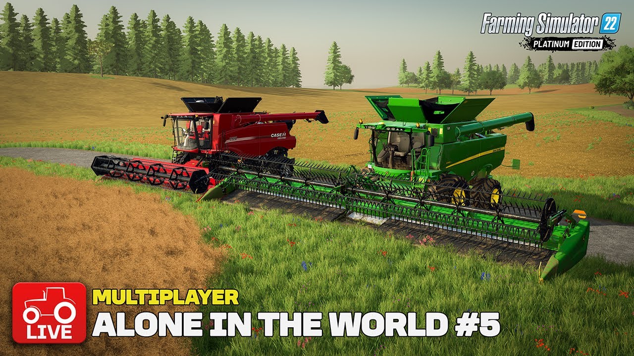 🔴LIVE! HARVESTING OUR CROPS!! Farming Simulator 22 [FS22] Live Stream ...