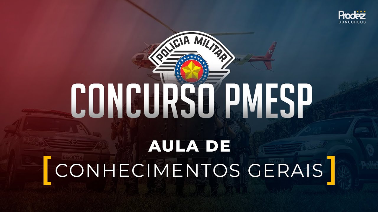 Pós-edital PMESP | Aula de Conhecimentos Gerais (do Brasil) - YouTube