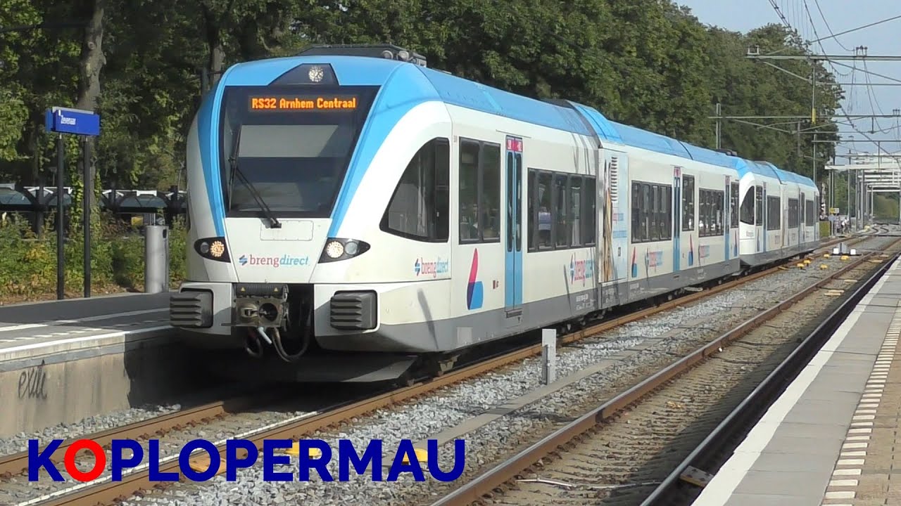 BRENG GTW's en VIAS Rail FLIRT op station Zevenaar! - YouTube