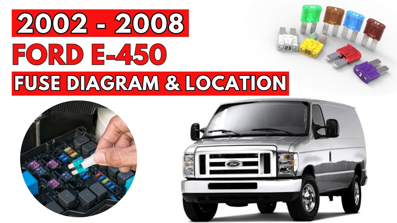 Ford E-450 (2002 to 2008) Fuse Box Diagrams & Location Guide - YouTube