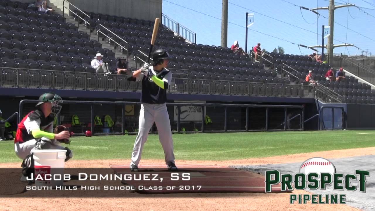 Jacob Dominguez Prospect Video, SS, South Hills High School Class of ...