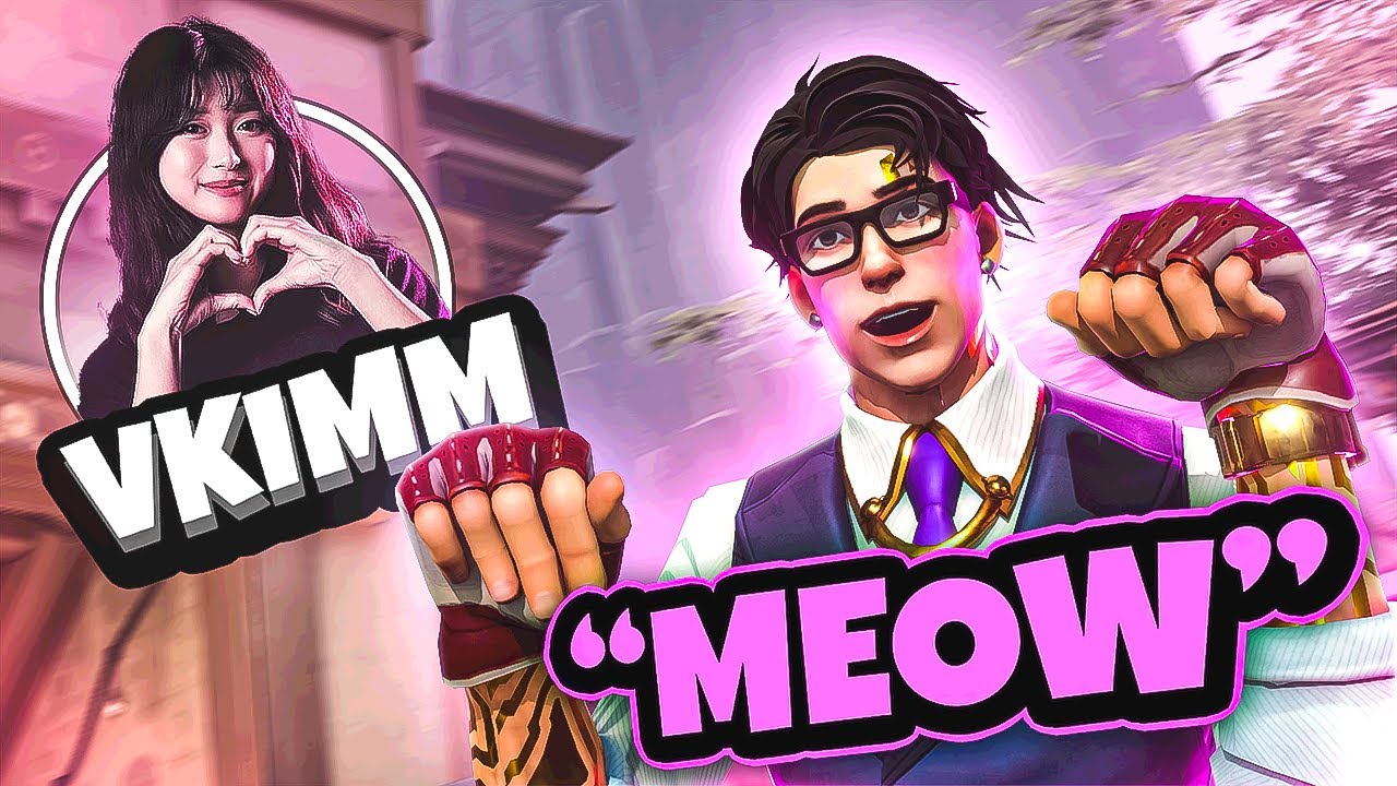 I HAVE TO MEOW FOR A HEAL?!... Featuring vkimm (VALORANT MONTAGE AND ...